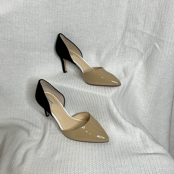 Alex Marie | Shoes | Alex Marie Leather Suede Dorsay Pump 95 | Poshmark